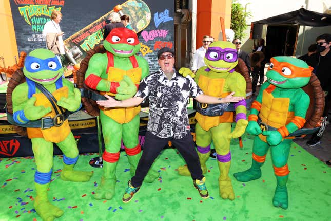 Ninja Turtles Chinese Theater: Hand Imprint Ceremony Photos