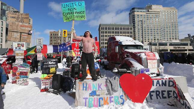 Cops Tow Vehicles and Hand Out Tickets at Freedom Convoy's Anniversary ...