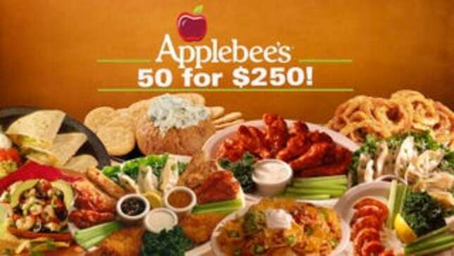 Applebee's Introduces New 50 Appetizers For $250 Special